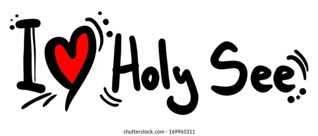 Holy See Love: vector de stock (libre de regalías) 169965311 | Shutterstock