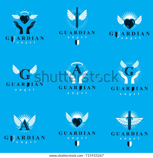 Holy Spirit Graphic Vector Logotypes Collection Stock Vector (Royalty ...