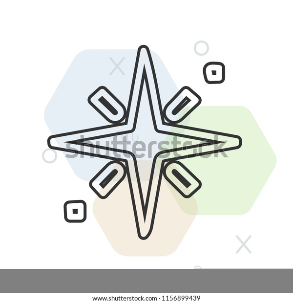 Holy Star Icon Vector Can Be Stock Vector (Royalty Free) 1156899439 ...