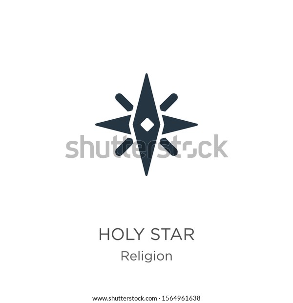 Holy Star Icon Vector Trendy Flat Stock Vector (Royalty Free ...