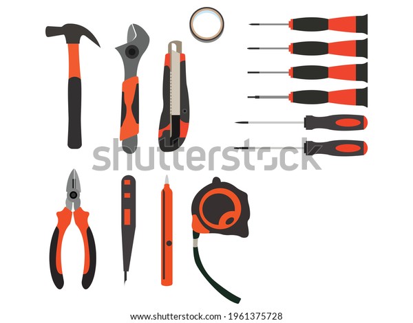 Home Appliance Repair Tools Vector Illustration Stock Vector (Royalty ...
