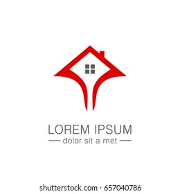 Home Arrow Vector Logo Stock Vector (Royalty Free) 657040786 | Shutterstock