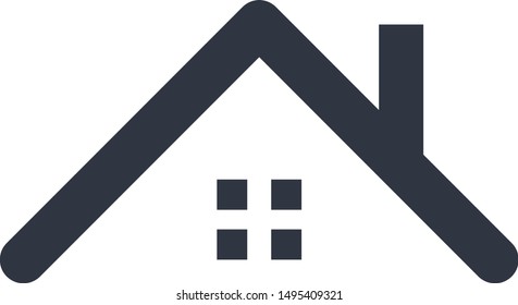 Home Black Vector Logo Design Stock Vector (Royalty Free) 1495409321 ...