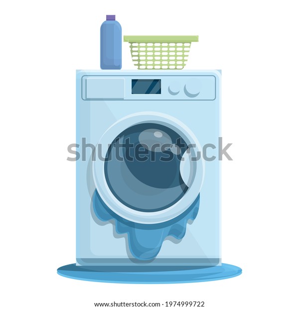 Home Broken Washing Machine Icon Cartoon Stock Vector (Royalty Free ...