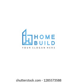 Home Build Logo Template Stock Vector (Royalty Free) 1285573588 ...