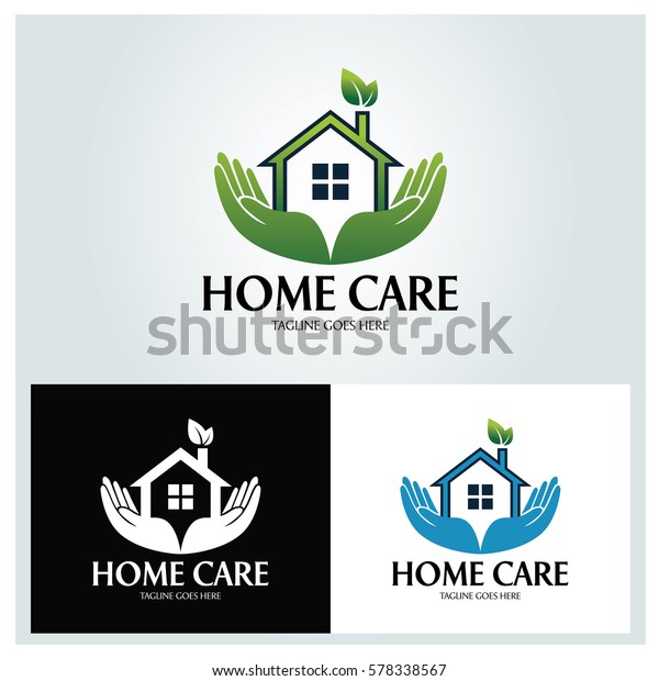 Home Care Logo Design Template Vector Stock Vector (Royalty Free) 578338567