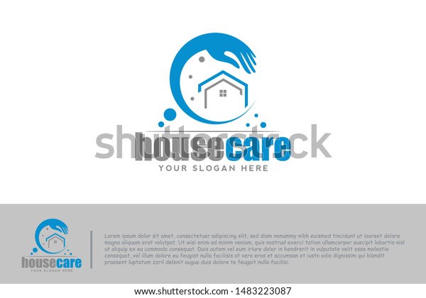Home Care Service Logo Vector Illustration Stock Vector (Royalty Free ...