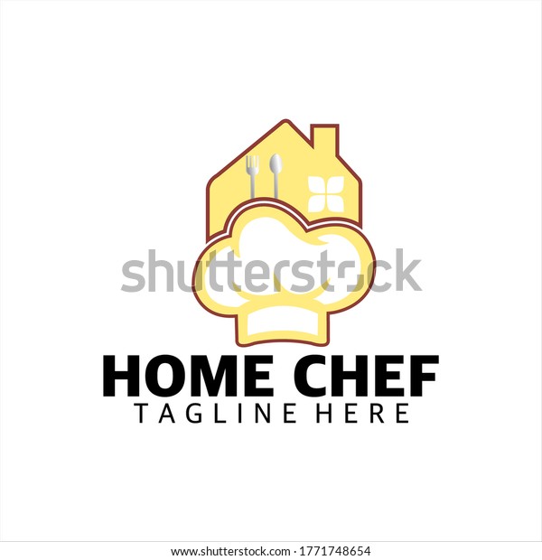 Home Chef Logo Design Template Stock Vector (Royalty Free) 1771748654 ...