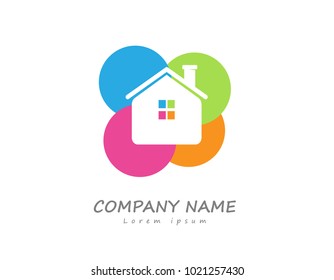 Home Colors Logo Stock Vector (Royalty Free) 1021257430 | Shutterstock