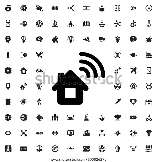 Home Connection Icon Illustration Isolated Vector Stock Vector (Royalty ...