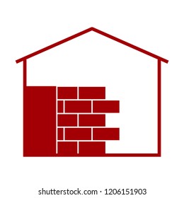 Home Construction Icon Stock Vector (Royalty Free) 1206151903 ...