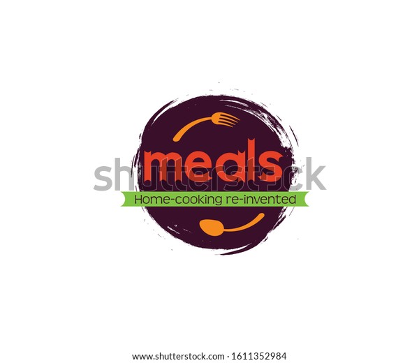 Home Cooked Meals Logo Template Stock Vector (Royalty Free) 1611352984 ...