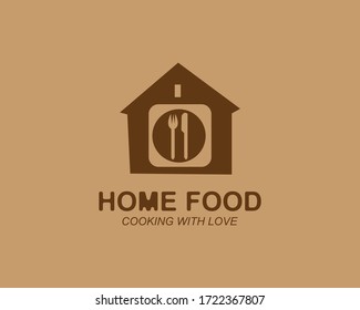 Logo de comida casera. vectorial: vector de stock (libre de regalías ...