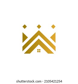 Home Crown Logo Concept Stock Vector (Royalty Free) 2105421254 ...