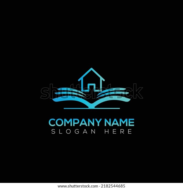 Home Education Logo Vector Illustration Design Stock Vector (Royalty ...