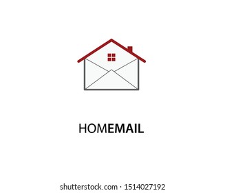 Home Email Logo Template Design Vector Stock Vector (Royalty Free ...