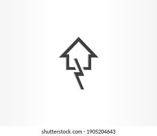 Home Flash Concept Logo Icon Stock Vector (Royalty Free) 1905204643 ...