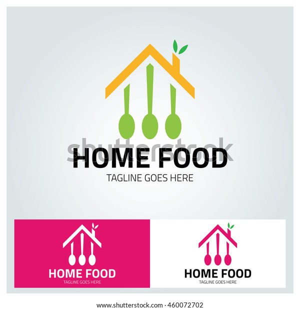 Home Food Logo Design Template Vector Stock Vector (Royalty Free ...