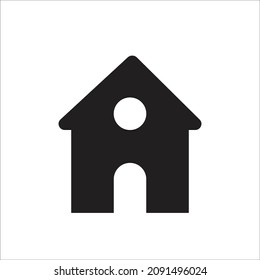 Home House Flat Icon Logo Stock Vector (Royalty Free) 2091496024 ...