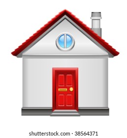 3d Render Modern Home Cut Out Stock Illustration 189519722 | Shutterstock