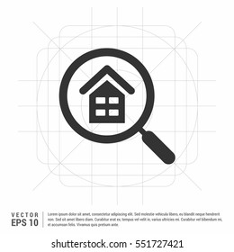 Vektor Stok Home Inspection Icon Clipart Image Isolated (Tanpa Royalti ...