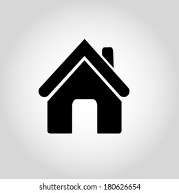 Home Icon Black Stock Vector (Royalty Free) 180626654 | Shutterstock