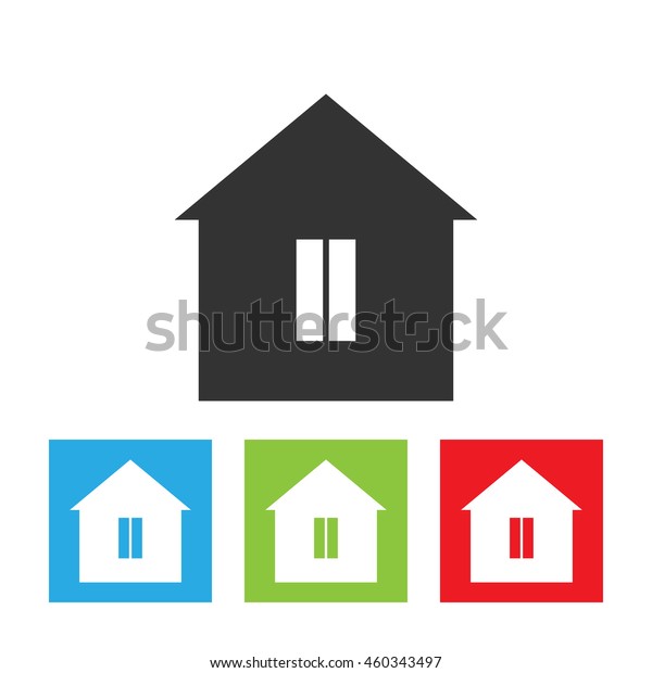 Home Icon House Abstract Logo Pause Stock Vector (Royalty Free ...
