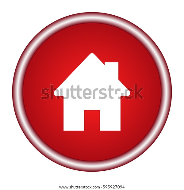 Home Icon On Red Background Vector 스톡 벡터(로열티 프리) 595927094 | Shutterstock