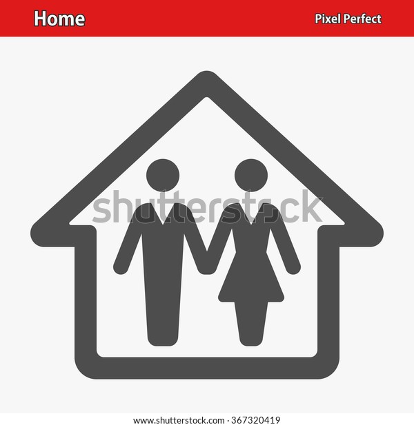 Home Icon Professional Pixel Perfect Icons Stock Vector (Royalty Free ...