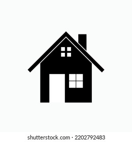 Home Icon Residence Symbol Vector Stock Vector (Royalty Free ...