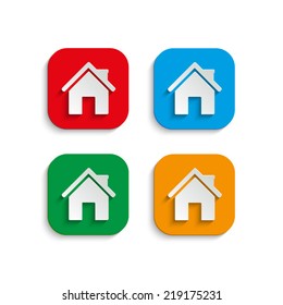 Home Icon Shadow Stock Vector (Royalty Free) 219175231 | Shutterstock