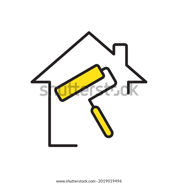 Home Improvement Icons Symbol Vector Elements Stock Vector (Royalty ...
