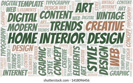 Home Interior Design Word Cloud Wordcloud: vector de stock (libre de ...