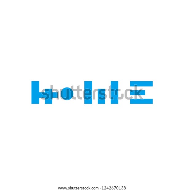Home Letter Logo Vector Inspirations Stock Vector (Royalty Free ...