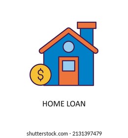 Home Loan Vector Filled Outline Icon Stock Vector (Royalty Free ...