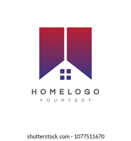 Home Logo Design Stock Vector (Royalty Free) 1077511670 | Shutterstock