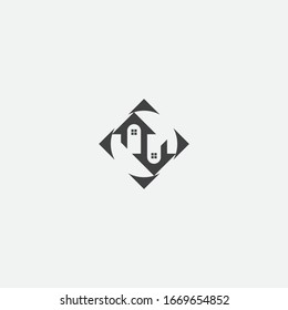 Home Logo Design Creative Home Sign Stock Vector (Royalty Free ...
