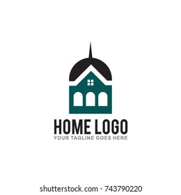 Home Logo Design Vector Illustration Stock Vector (Royalty Free ...