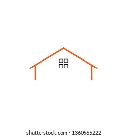 Hut Logo Design Template Hand Drawn Stock Vector (Royalty Free) 1686204037