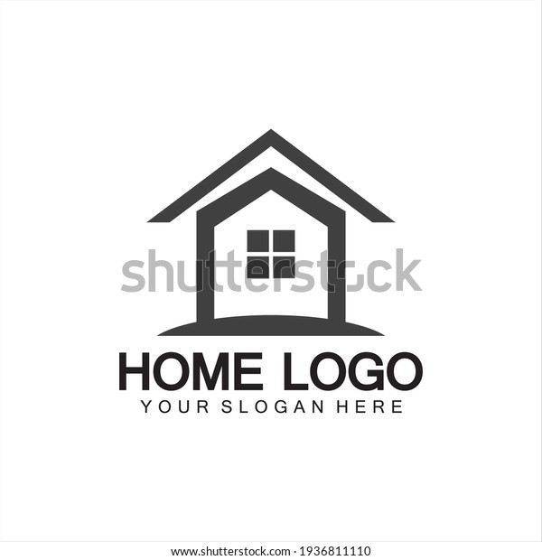 Icono del logotipo del hogar plantilla: vector de stock (libre de ...
