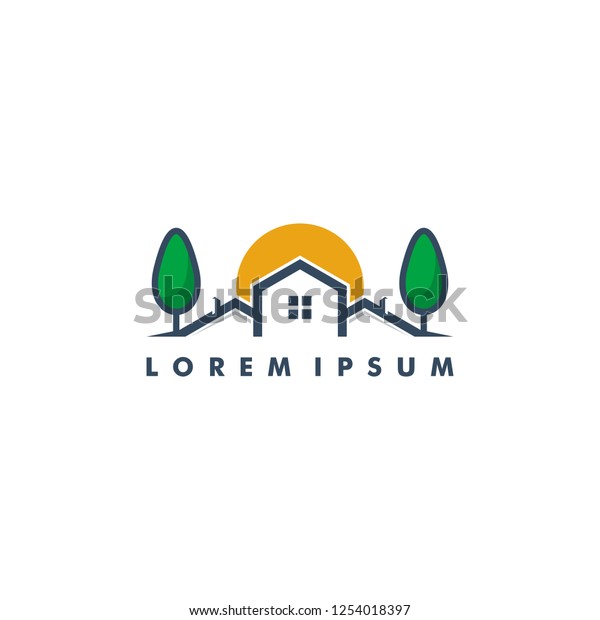 Home Logo Template Building Icon Symbol Stock Vector (Royalty Free ...