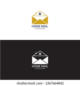 Home Mail Logo Vector Stock Vector (Royalty Free) 1367664842 | Shutterstock