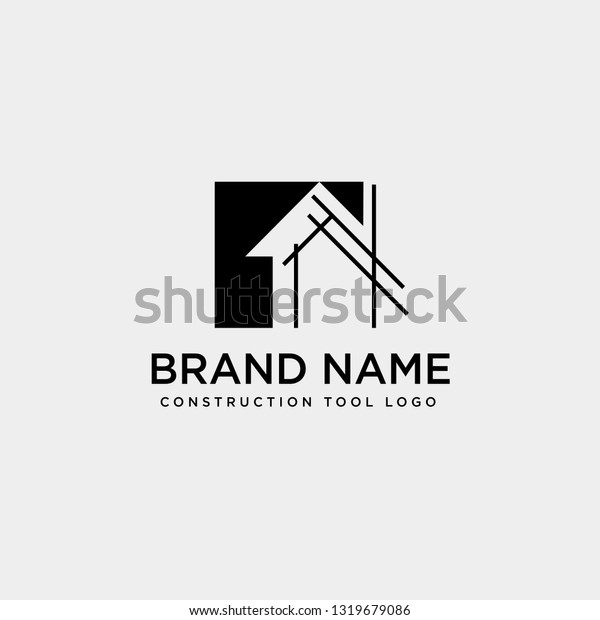 Home Measuring Measurement Logo Template Vector Stock Vector (Royalty ...