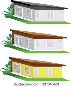 Home Modern Cartoon Set Stock Vector (Royalty Free) 237348463 ...