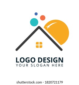 Home Neat Clean Logo Design Vector Stock Vector (Royalty Free ...