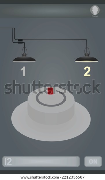 Home Onoff Lights Vector Illustration Stock Vector (Royalty Free) 2212336587 | Shutterstock