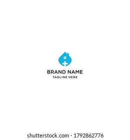 Home Plus Logo Template Design Vector Stock Vector (Royalty Free ...