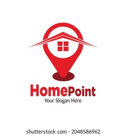 Home Point Logo Design Template Stock Vector (Royalty Free) 2048586962 ...