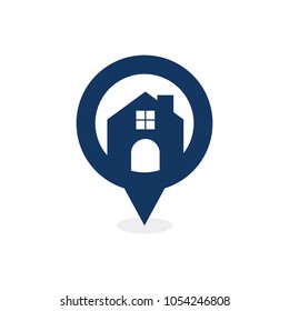 Home Point Logo Icon Design Stock Vector (Royalty Free) 1054246808 ...