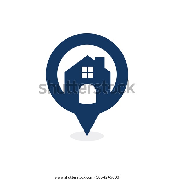 Home Point Logo Icon Design Stock Vector (Royalty Free) 1054246808 ...